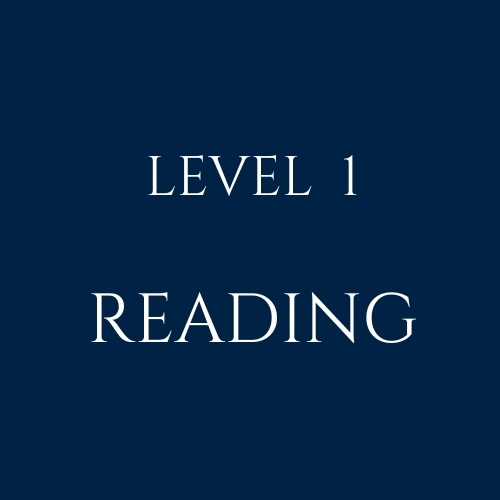L-1 READING – Sparrow's English Reader